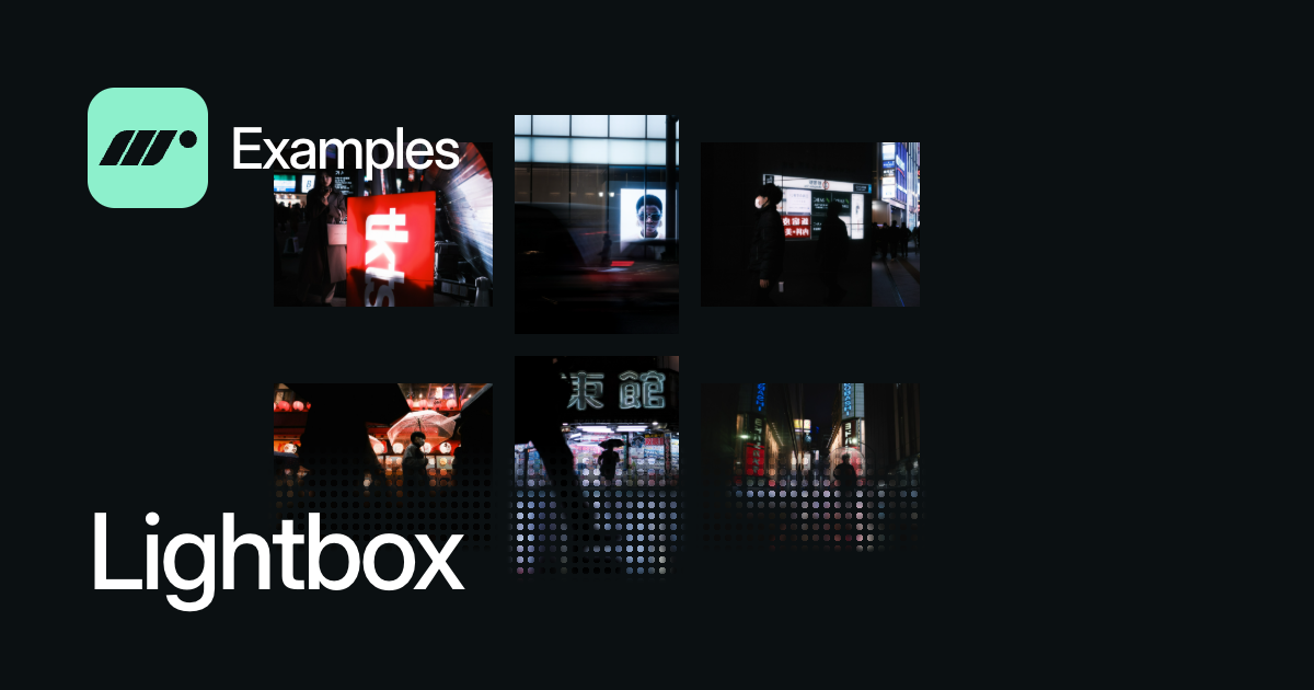 Lightbox — Motion Example