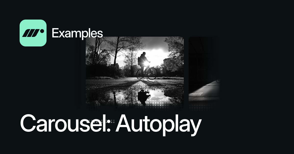 Carousel: Autoplay — Motion for React Example