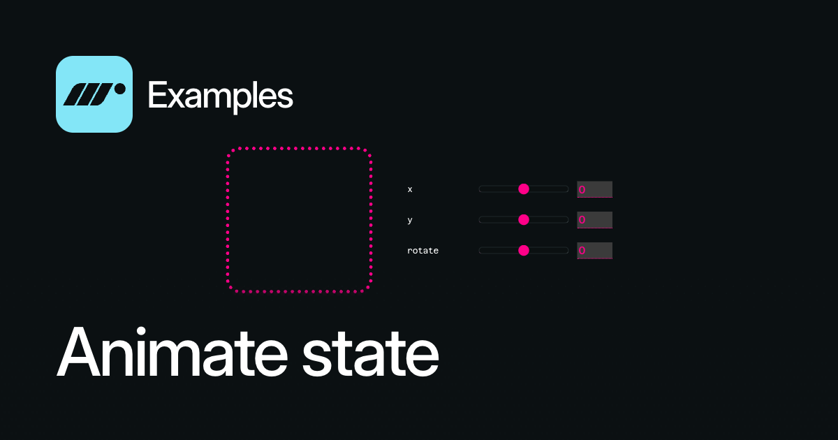 Animate State Motion Examples