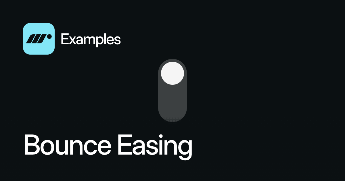 Bounce Easing — Motion for Vue Example
